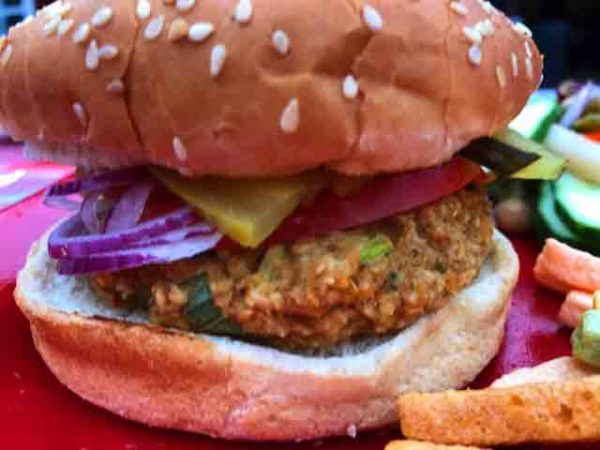 Flavorful Vegan Sriracha Burgers With Pumpkin - MY LIFE DIVERSIONS